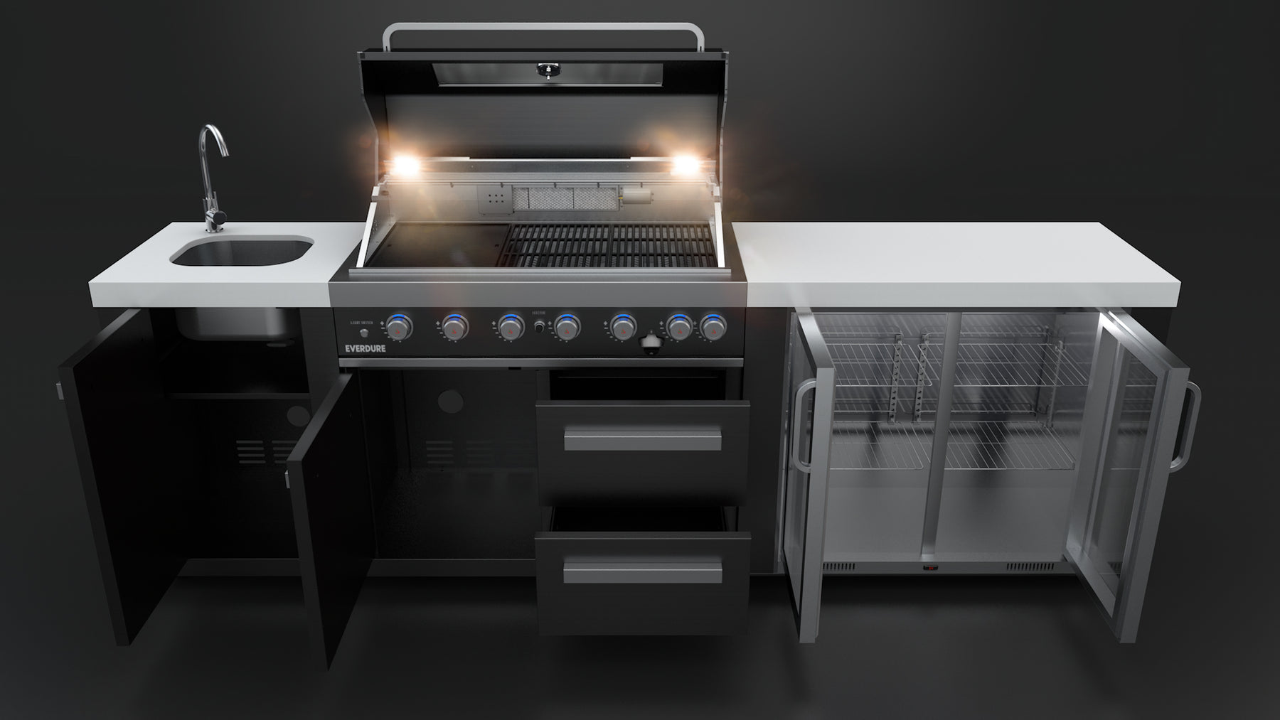 Everdure NEO Oasis Outdoor Kitchen – Everdure Outdoor Appliances